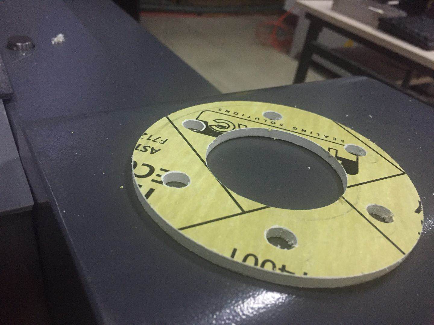 150mm diameter circle Asbestos seal gasket blade CNC digitalcutting machine – corrugated ...