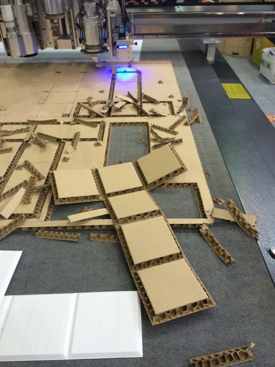 reboard honeycomb V groove cutting machine – corrugated cardboard paper ...