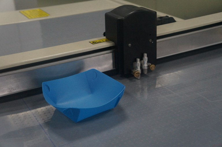 PVC box sample maker cutter plotter cutting machine – corrugated cardboard paper box EPE EVA ...